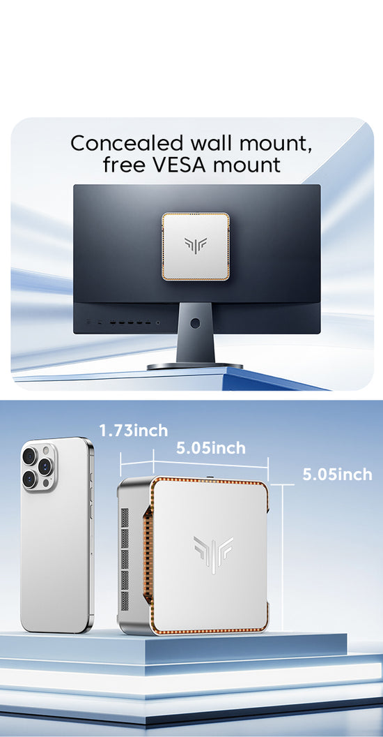 NiPoGi P2 AMD Ryzen™ 3 3300U/Embedded R2544 Mini PC – NIPOGI